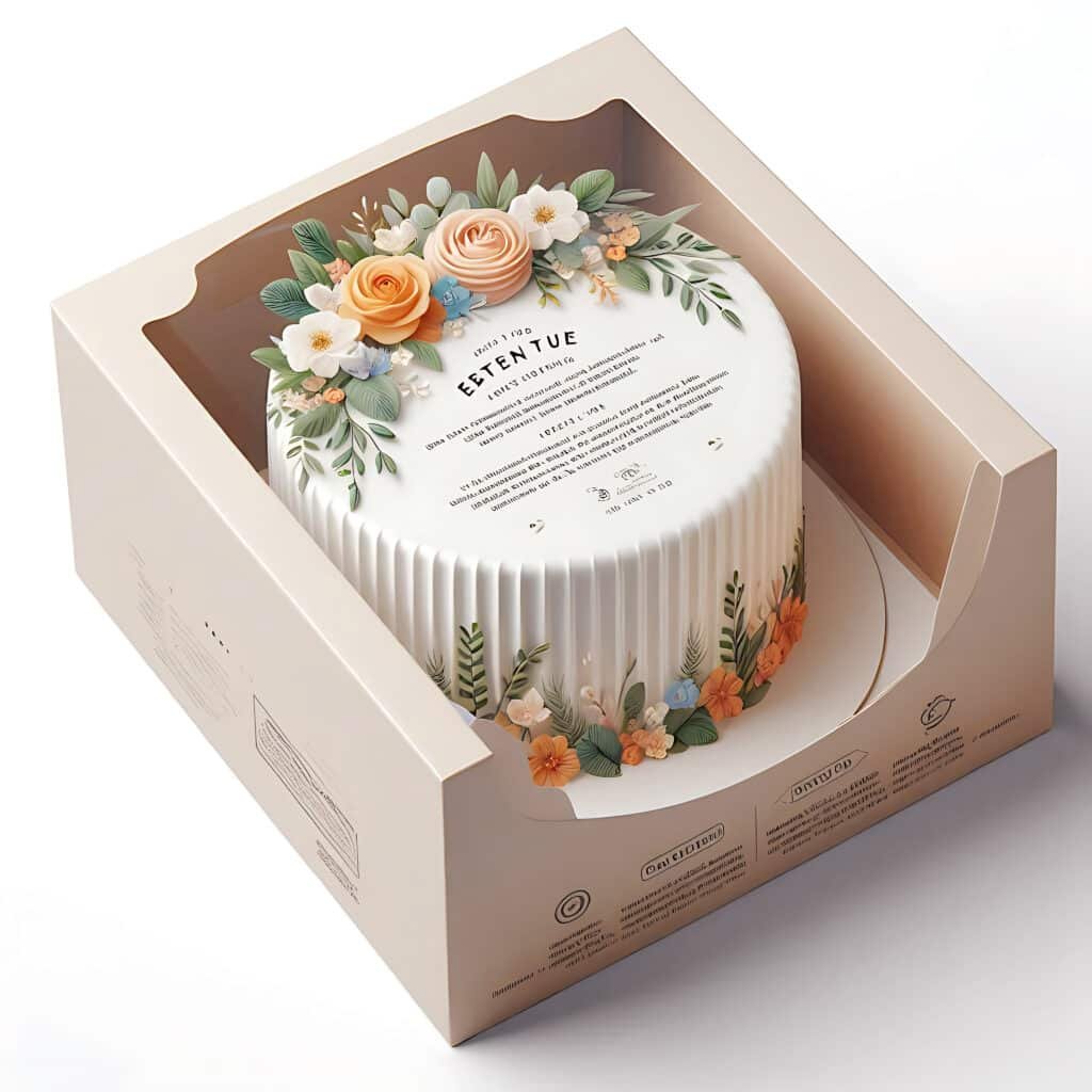 Square Cake Boxes | Custom Cake Packaging with Secure Structure ...